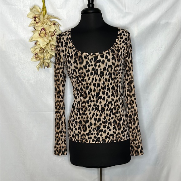 Victoria's Secret | Tops | 325 Vs Sheer Leopard Mesh Top | Poshmark